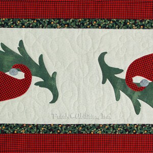 P263 Home With A Gnome Table Runner Instant PDF Digital Download Sewing ...