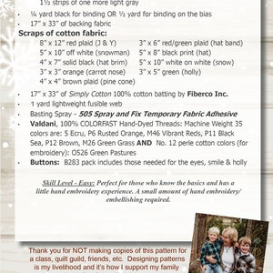 P283 Snowman Joy Table Runner Instant PDF Sewing Pattern Download by ...