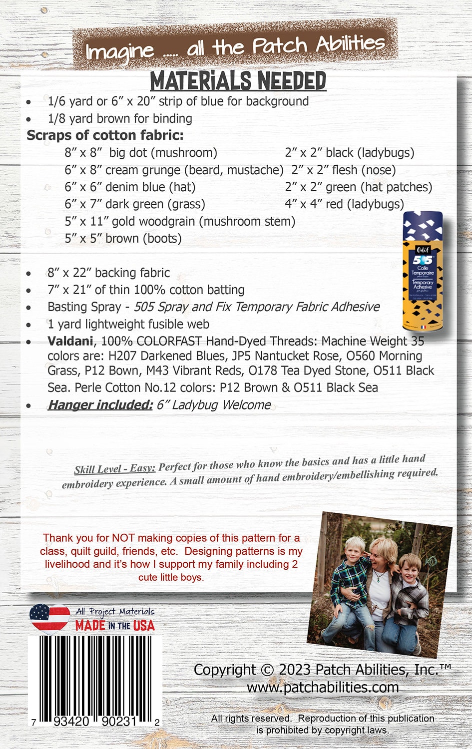 MM14-6 June Bugzzzz June Wall Hanging Instant PDF Download Monthly Mini ...