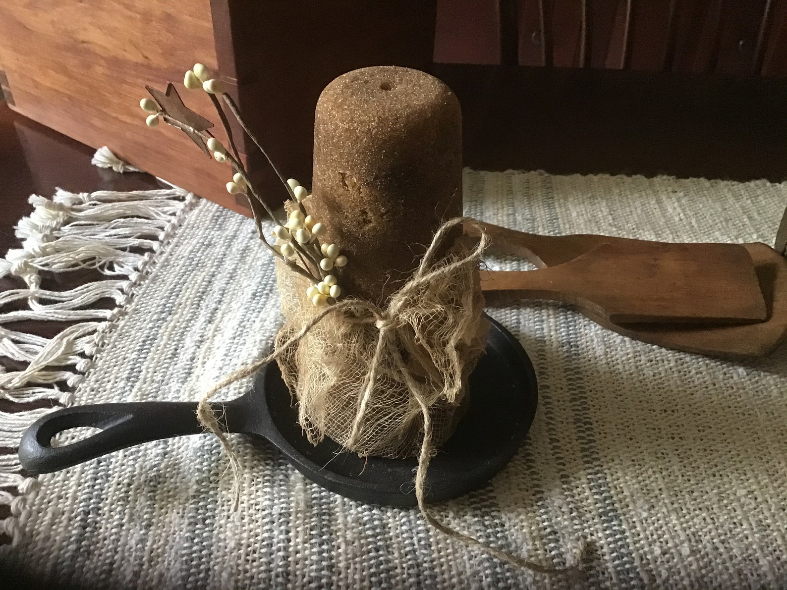 Tall Early Pantry Colonial Sugar Cone Christmas Handmade Primitive ...