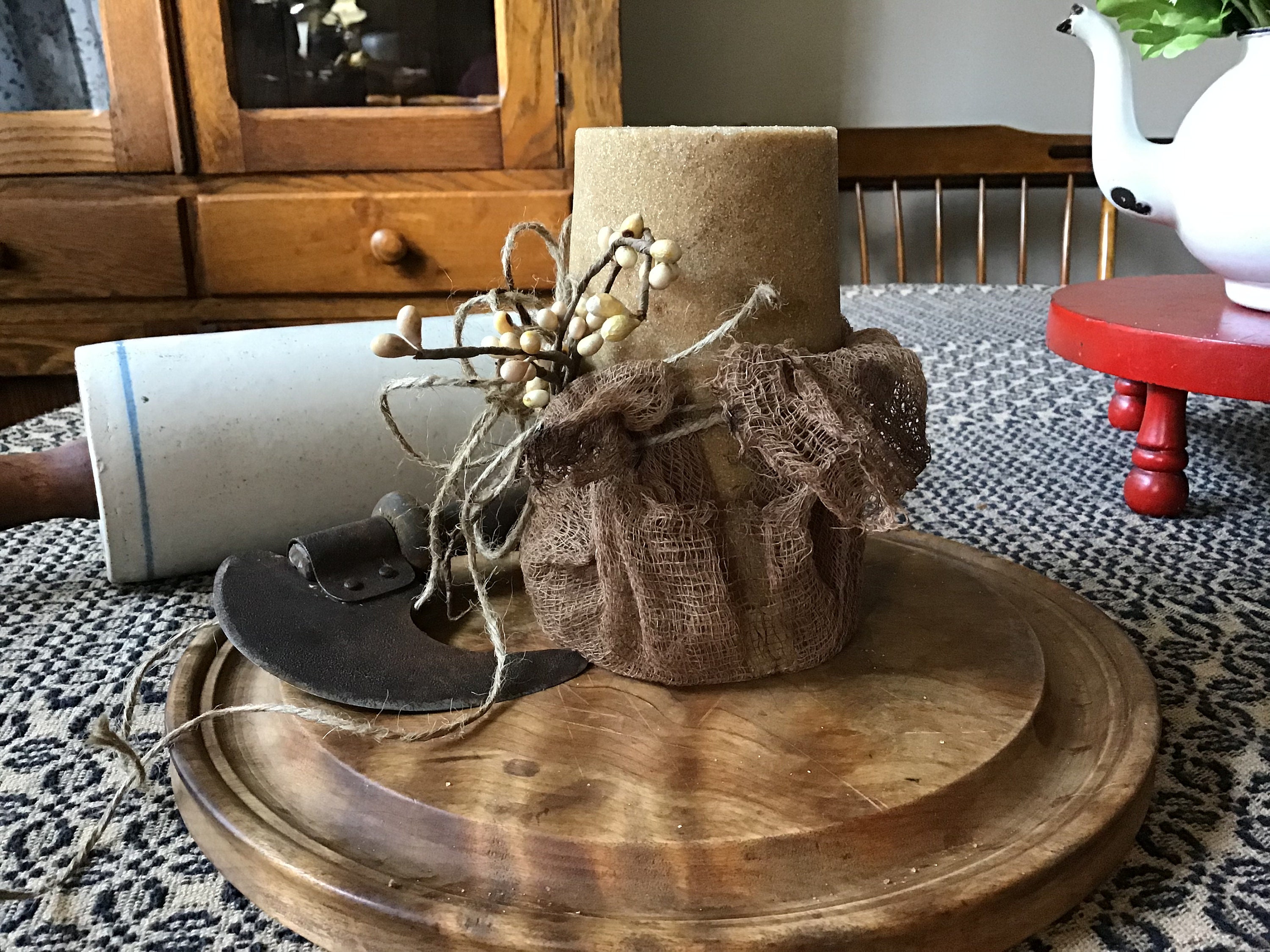 Early Pantry Colonial Sugar Cone Handmade Christmas Primitive Rustic ...