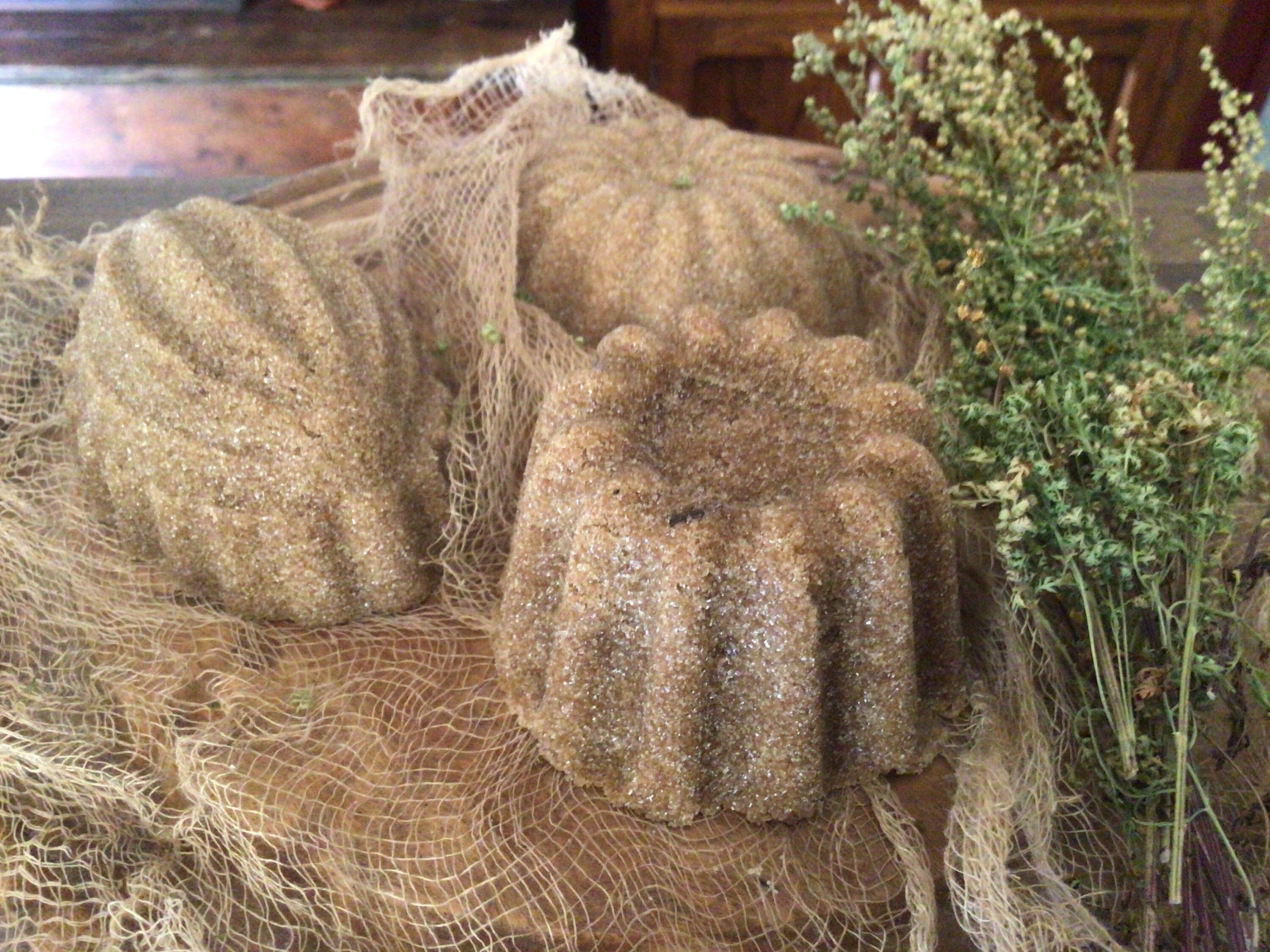 Primitive Early Pantry Tea Bread Sugar Cakes Colonial Decor Farmhouse ...