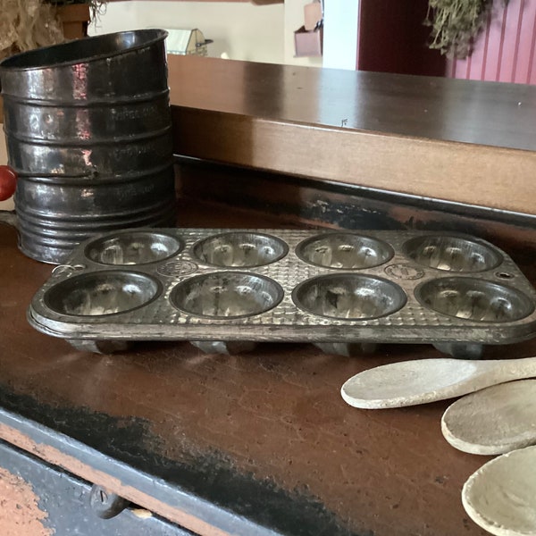 Vintage Muffin Tin - Etsy
