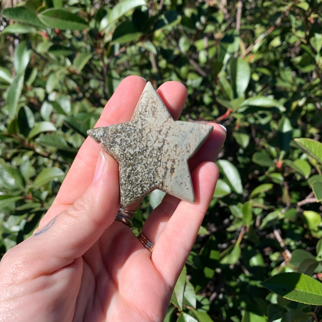 Ocean Jasper Star Stone, Polished Gemstone SALE - Etsy