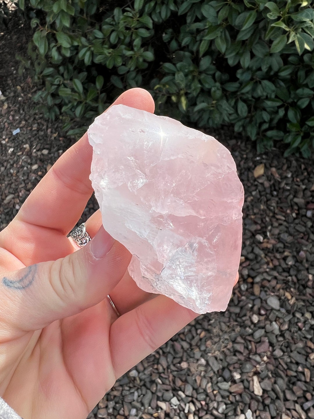 Rose Quartz , Polished Gemstone, Rough Rock, Lapidary - Etsy