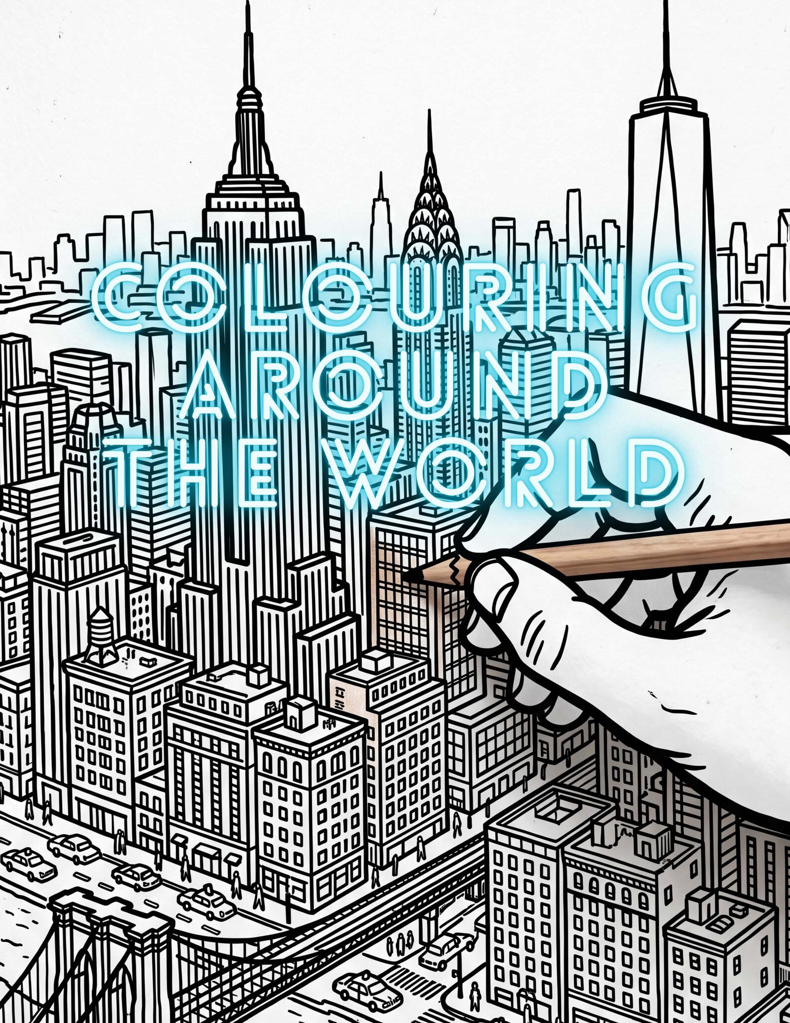 Colouring Book - Colouring Around the World - Etsy