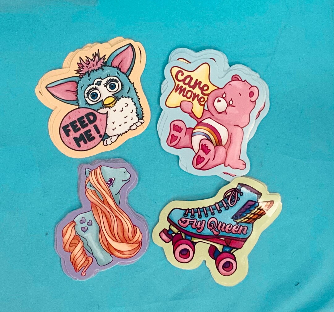 The Ultimate Cute 90s Retro Toy Nostalgia Sticker Pack - Etsy