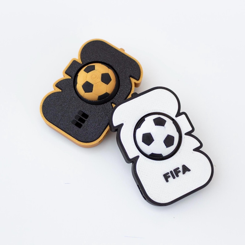 3D Printed Soccer Spinner Clicker Whistle | World Cup Fidget Toy ...