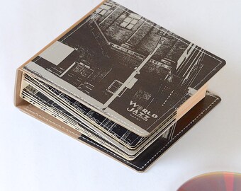18 CD Wallet/ CD Holder Book Handmade From Upcycled Album Cover, CD ...