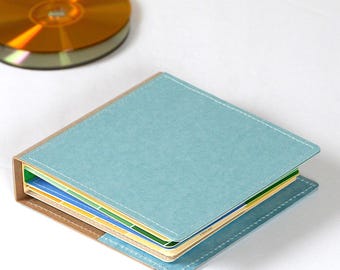 14 CD Wallet, CD/ DVD Storage Book Handmade From Upcycled Album Cover ...