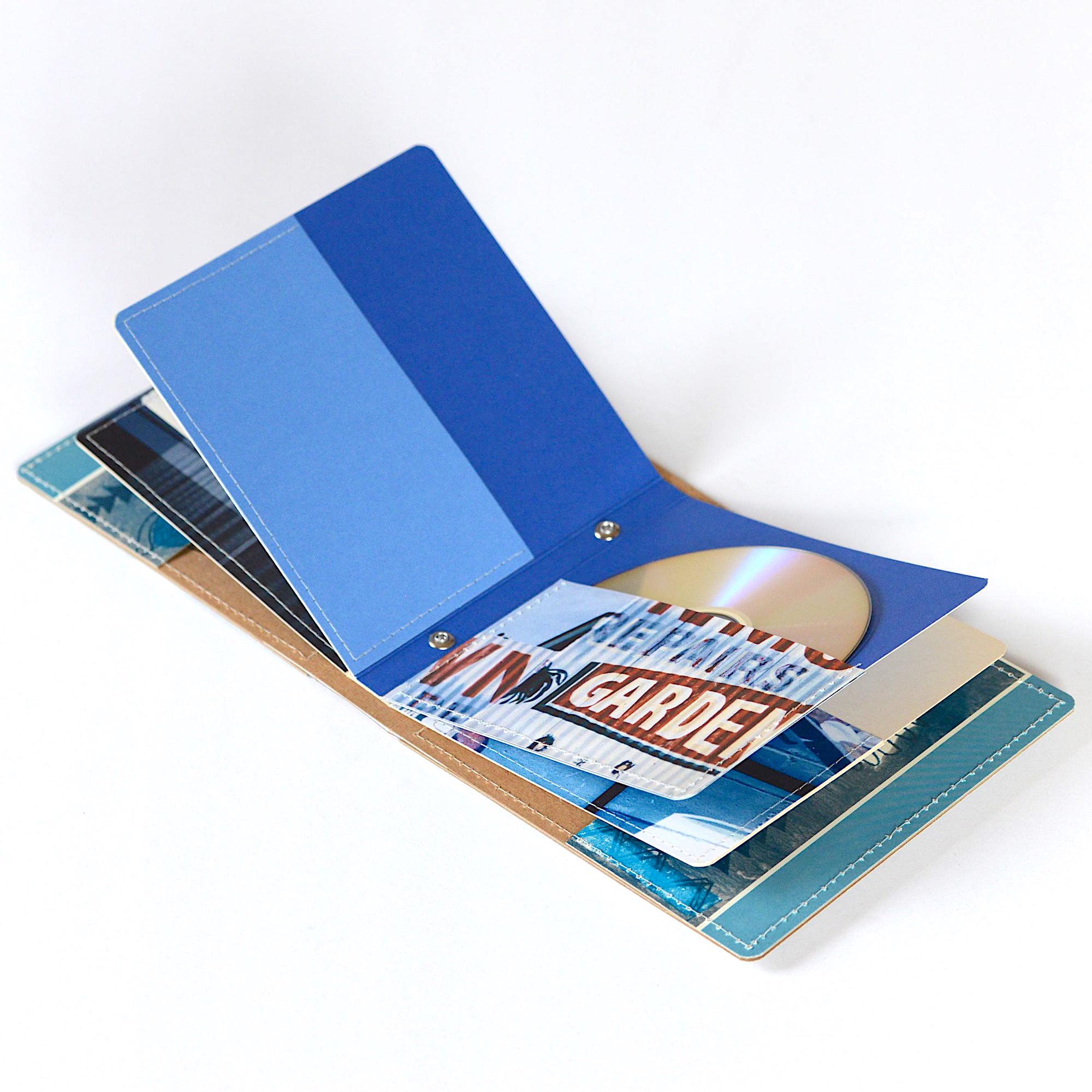10 CD/ DVD Wallet, CD Holder Book Handmade From Upcycled Album Cover - Etsy