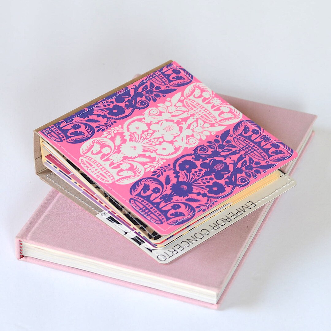 14 CD Wallet, CD/ DVD Storage Book Handmade From Upcycled Album Cover ...