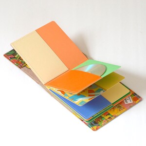 14 CD Wallet, CD/ DVD Storage Book Handmade From Upcycled Album Cover ...