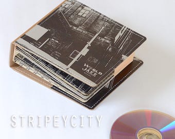18 CD Wallet/ CD Holder Book Handmade From Upcycled Album Cover, CD ...