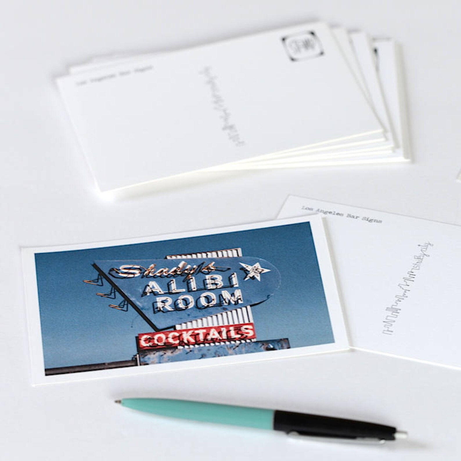 Old Los Angeles Bar Sign Photography Postcards Vintage Los | Etsy