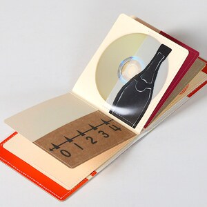 14 CD Wallet, CD/ DVD Storage Book Handmade From Upcycled Album Cover ...