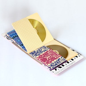 14 CD Wallet, CD/ DVD Storage Book Handmade From Upcycled Album Cover ...