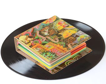 52 CD Holder Book, DVD Wallet, DVD Storage Case Handmade From Upcycled ...