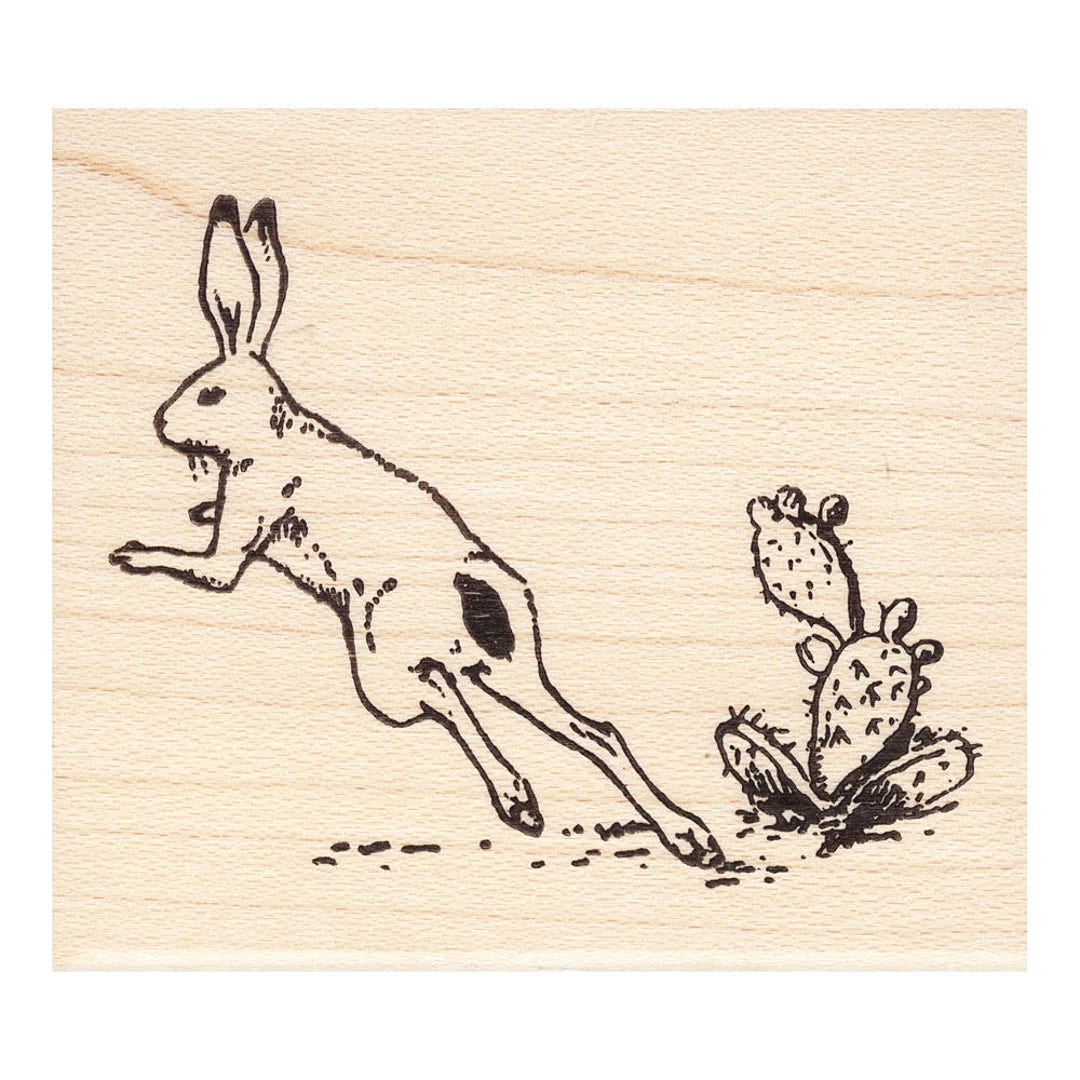 Desert Hare 254G Beeswax Rubber Stamps Unmounted, Cling, Mounted Stamp ...
