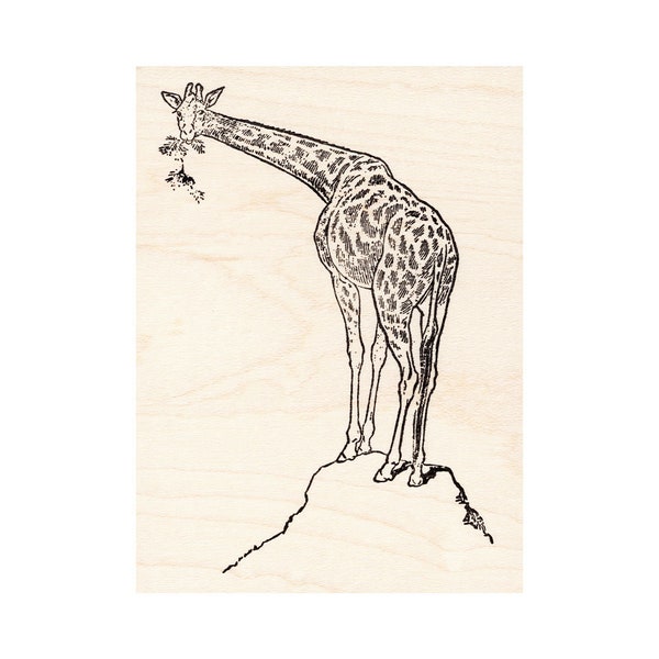 Giraffe Stamp - Etsy