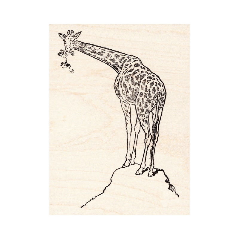 Giraffe Stamp - Etsy