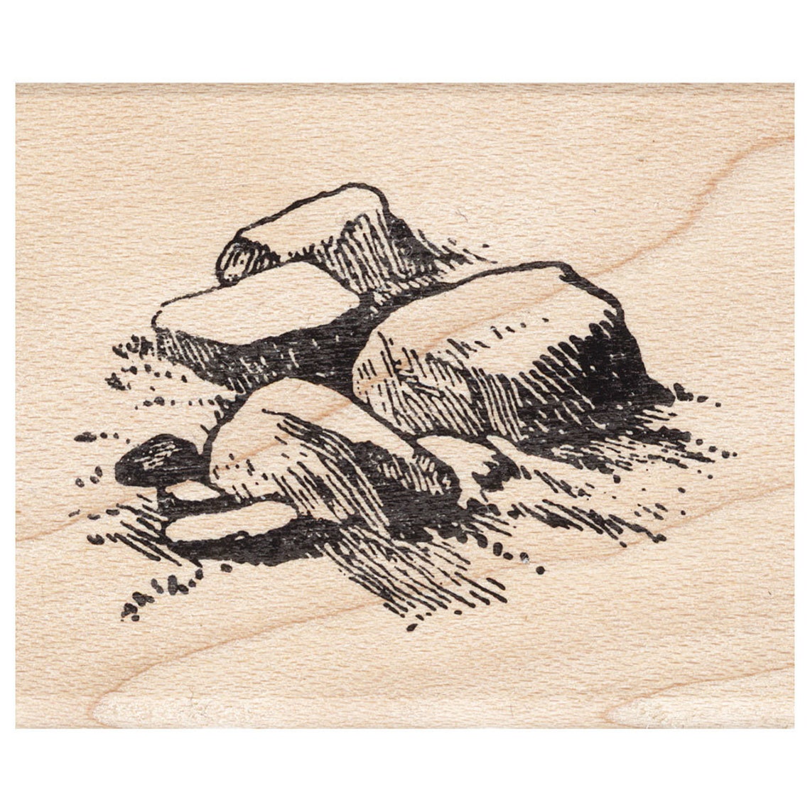 Right Rocks 23B Beeswax Rubber Stamps Unmounted, Cling, Mounted Stamp ...