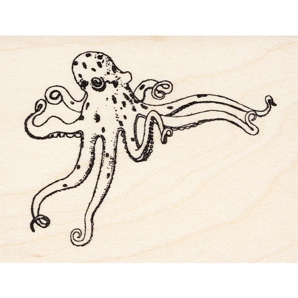 Octopus Stamp - Etsy
