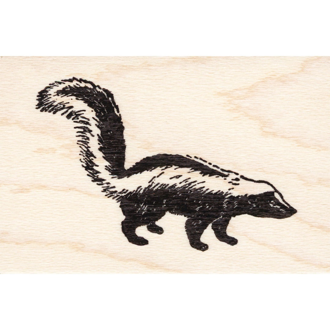 Skunk 1354E Beeswax Rubber Stamps Unmounted, Cling, Mounted Stamp ...