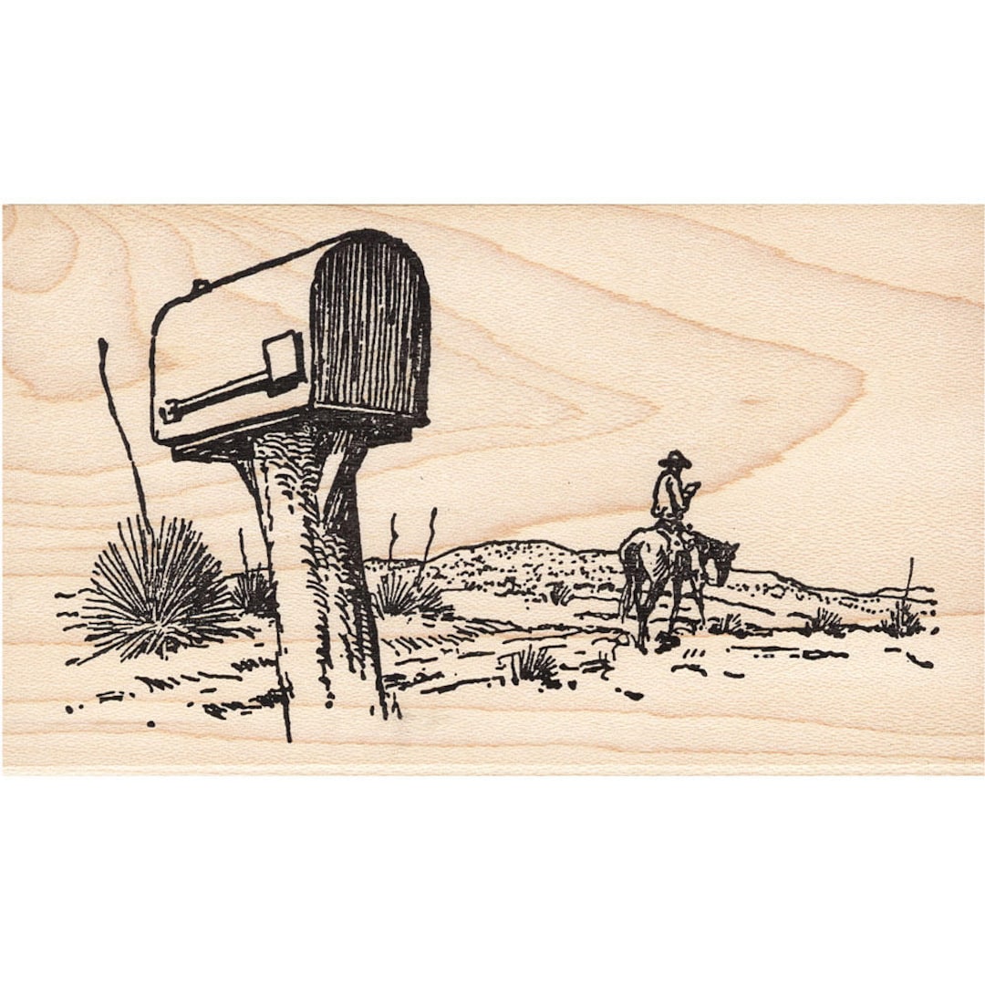 Mailbox 99K Beeswax Rubber Stamps Unmounted, Cling, Mounted Stamp ...