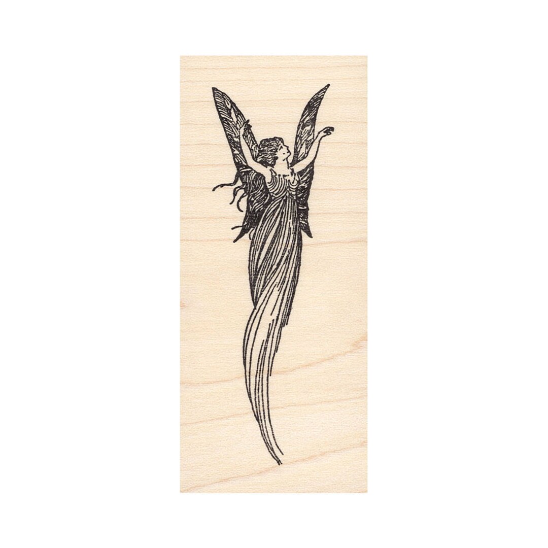 Wispy Fairy 593J Fairy Rubber Stamp, Mythical Creature - Etsy
