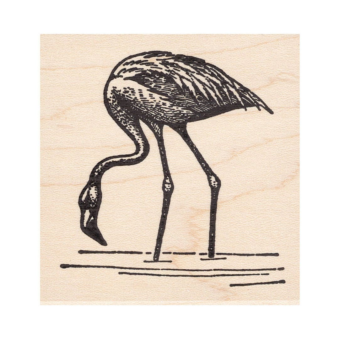 Flamingo 770H Beeswax Rubber Stamps Unmounted, Cling, Mounted Stamp ...