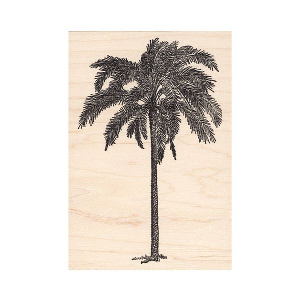 Palm Tree Stamp - Etsy