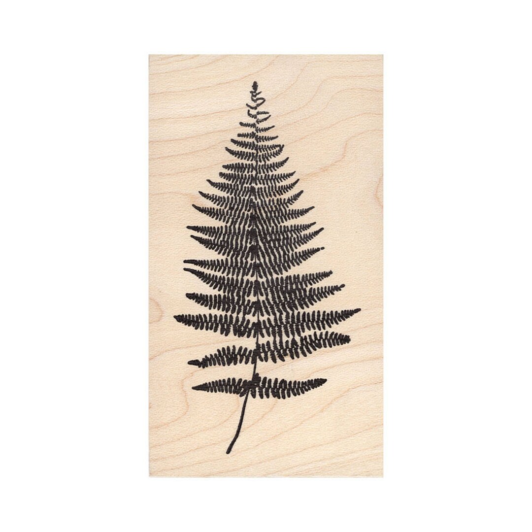Traditional Fern Leaf 833K Fern Rubber Stamp, Nature, Plant, Scenic ...