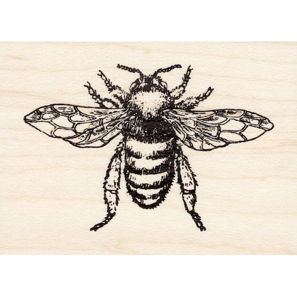 Bee Rubber Stamp - Etsy