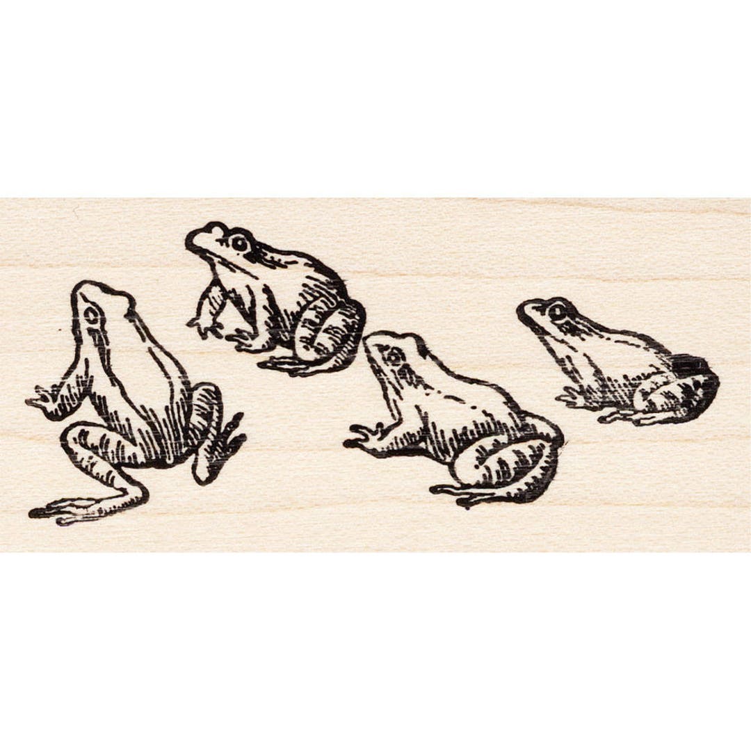 Four Frogs 255F Beeswax Rubber Stamps Unmounted, Cling, Mounted Stamp ...