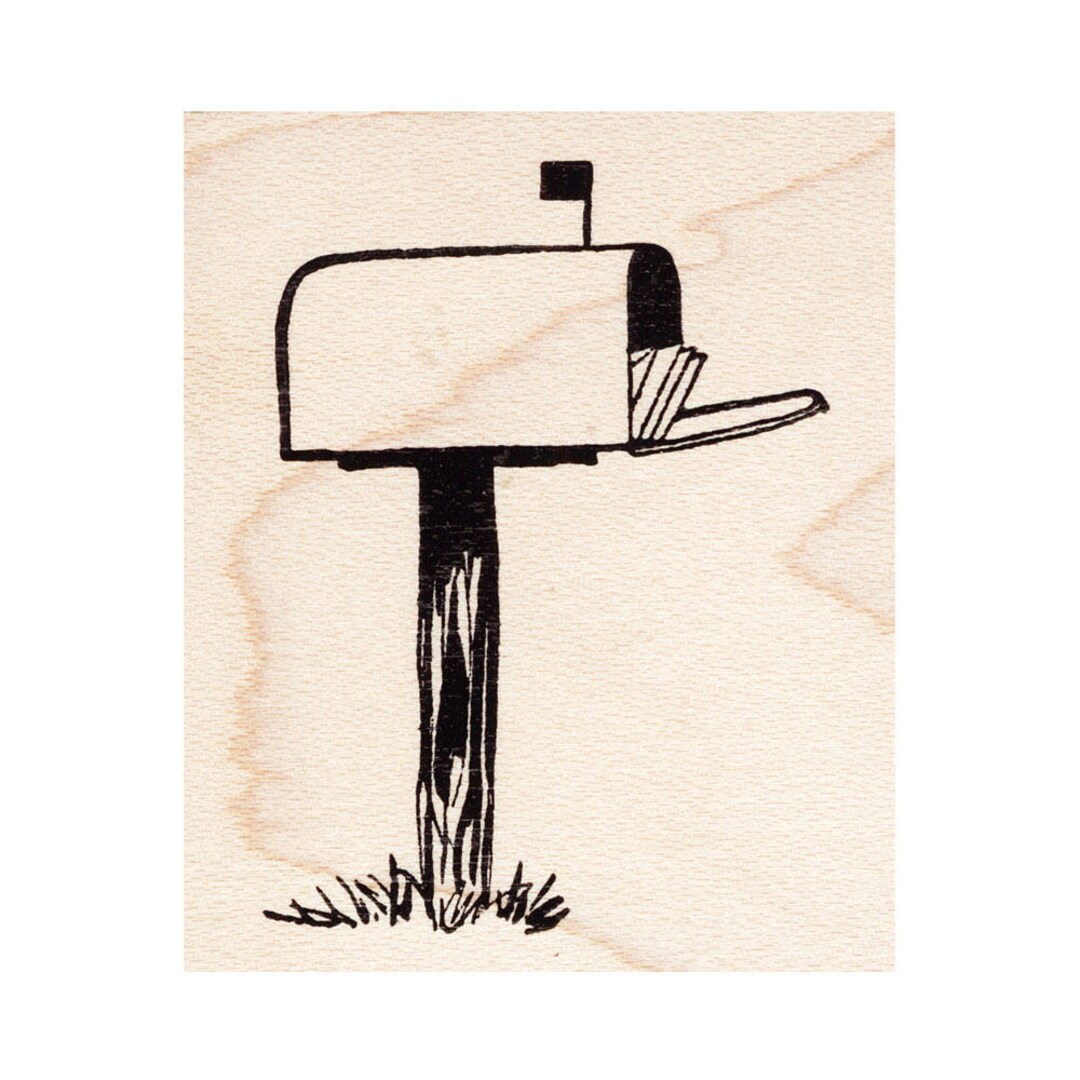 Mailbox 1587F Beeswax Rubber Stamps Unmounted, Cling, Mounted Stamp ...