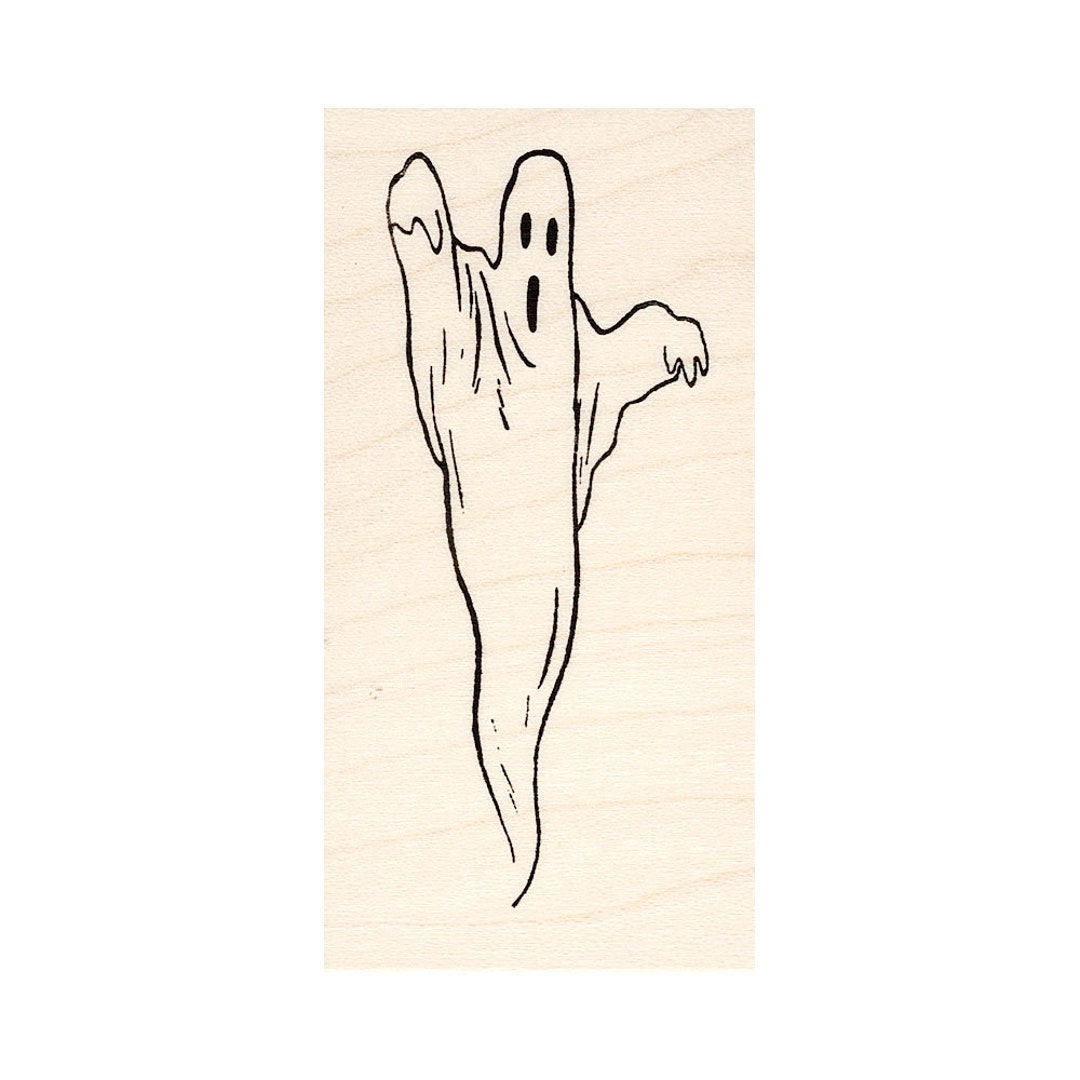Ghost Left 1563I Beeswax Rubber Stamps Unmounted, Cling, Mounted Stamp ...