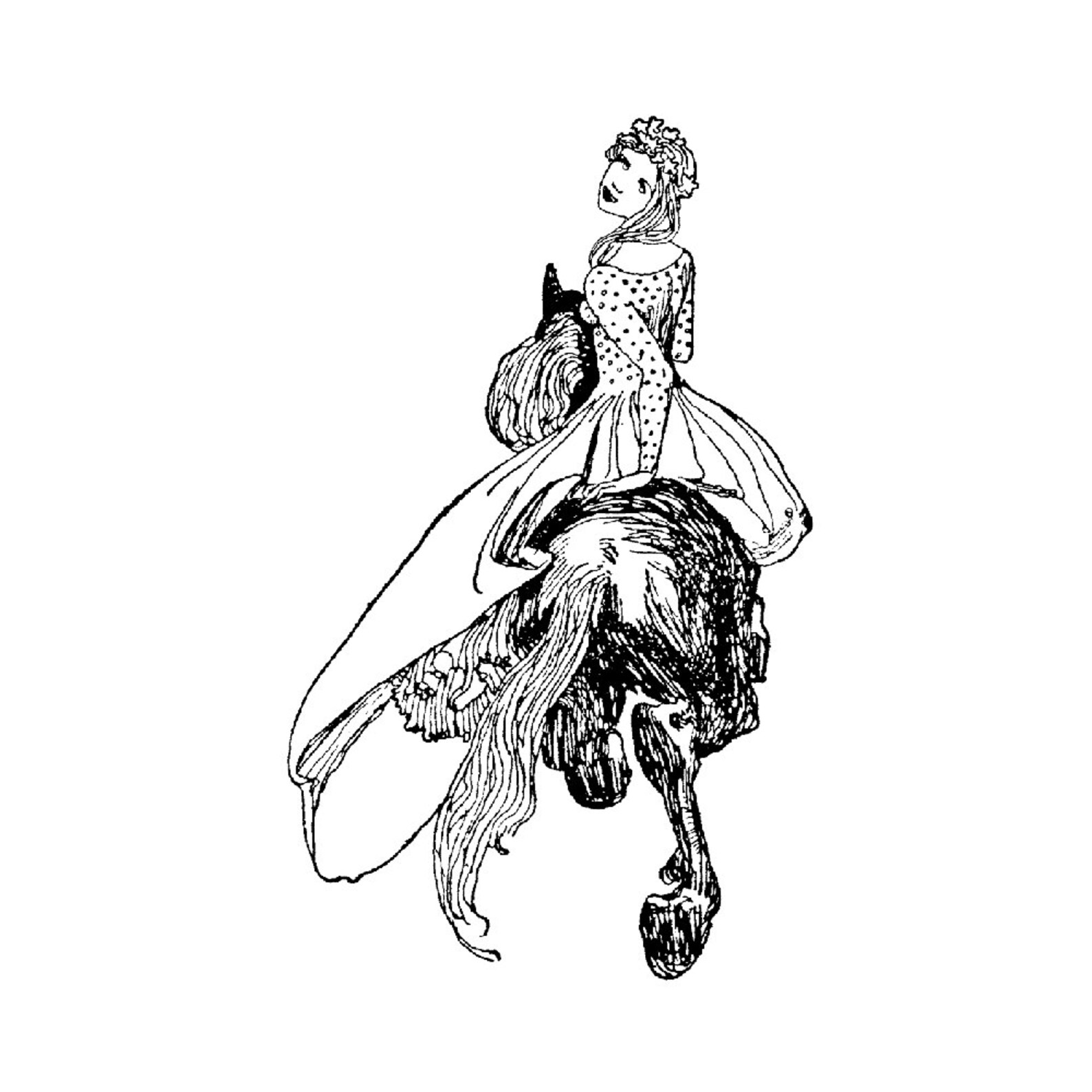 Riding Away 487H Beeswax Rubber Stamps Umounted Cling - Etsy