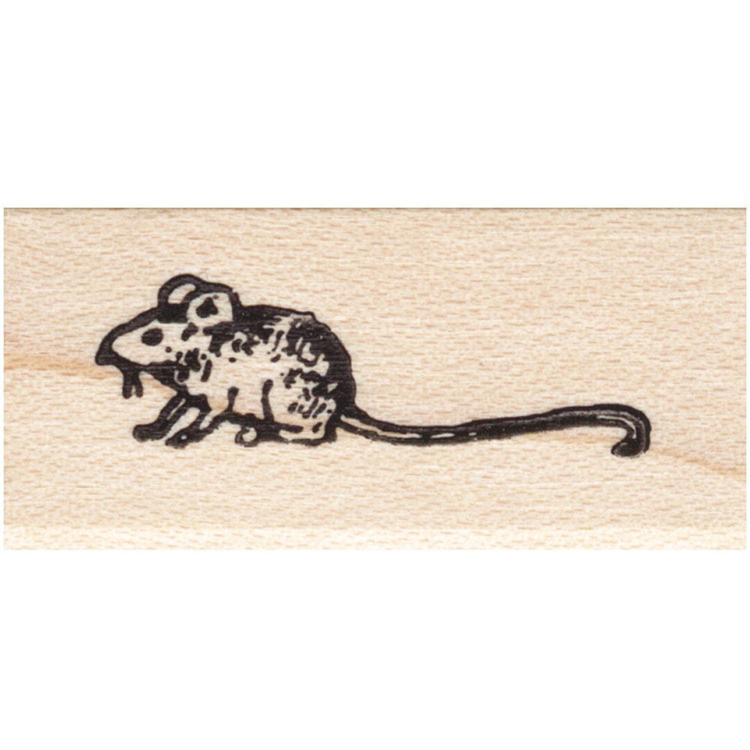 Field Mouse 431A Beeswax Rubber Stamps Tiny Unmounted, Cling, Mounted ...