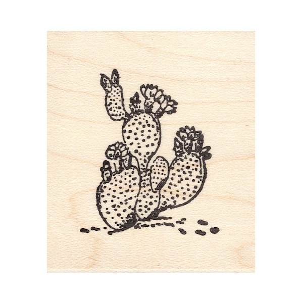 Cactus Rubber Stamp - Etsy