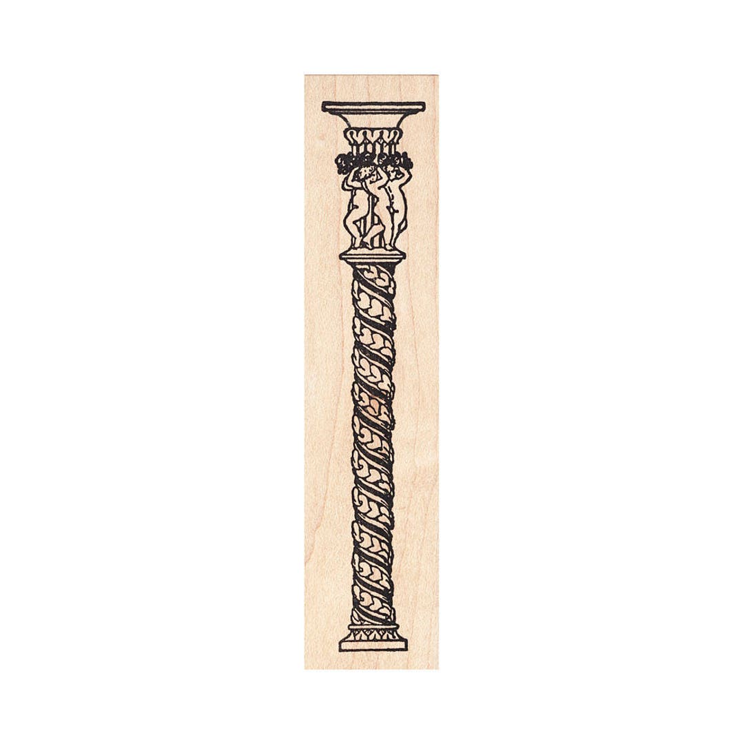 Ivy Column 598H Beeswax Rubber Stamps Architecture Unmounted, Cling ...