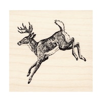 Deer Rubber Stamp - Etsy