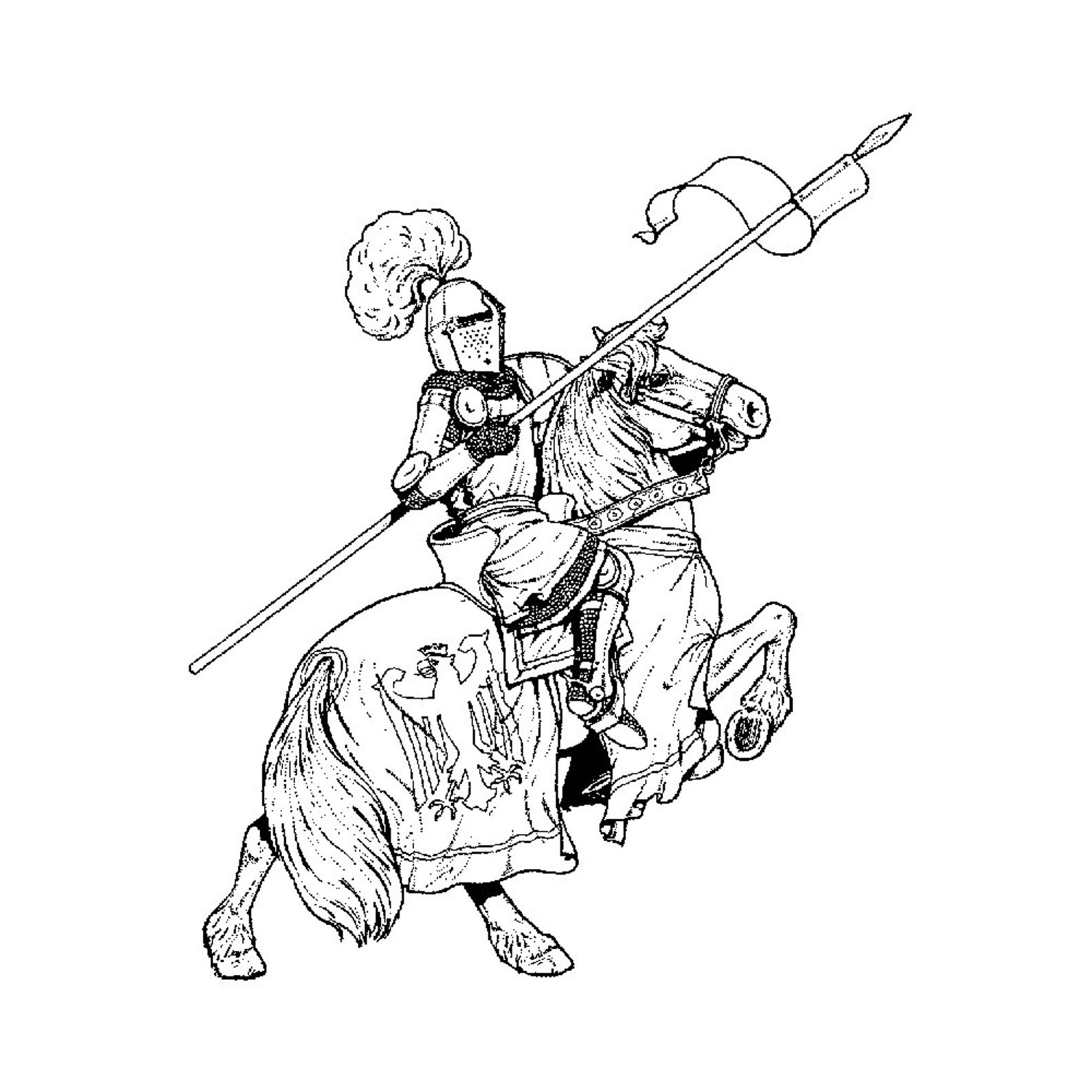 Knight on Horse 817K Beeswax Rubber Stamps Unmounted Cling, Mounted ...