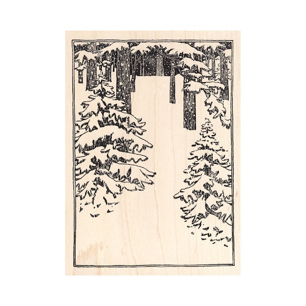 Winter Rubber Stamps - Etsy