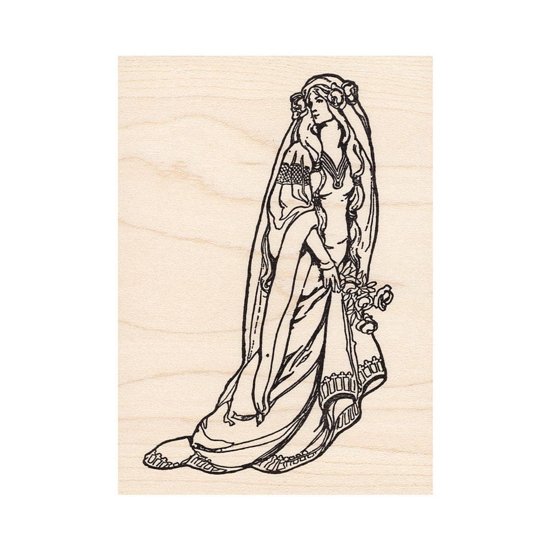 Rose Princess 489K Beeswax Rubber Stamps Unmounted, Cling, Mounted ...