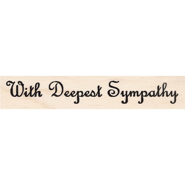 Sympathy Stamp - Etsy