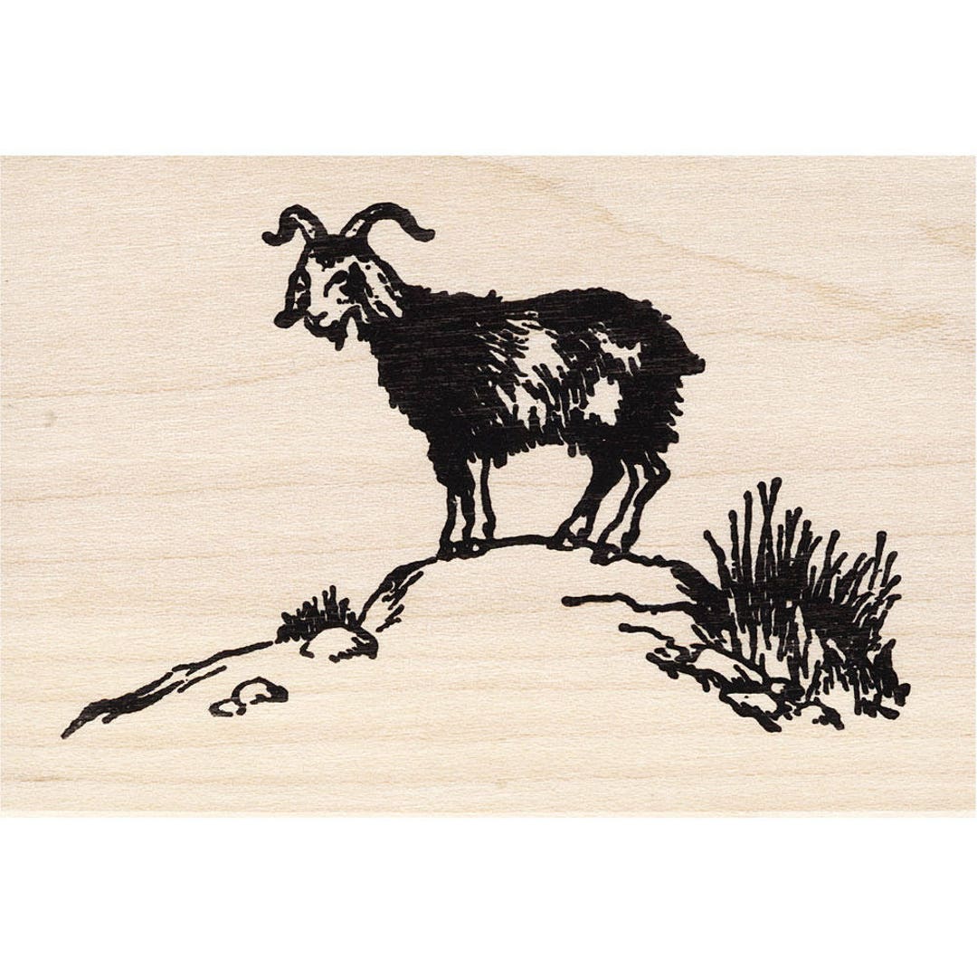 Billy Goat 202H Beeswax Rubber Stamps Unmounted, Cling, Mounted Stamp ...