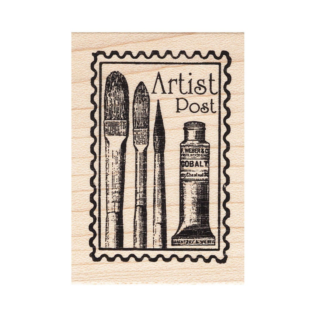 Artist Post 1277F Beeswax Rubber Stamps Unmounted, Cling, Mounted Stamp ...