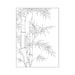 Small Bamboo 613N Beeswax Rubber Stamps Unmounted, Cling, Mounted Stamp ...