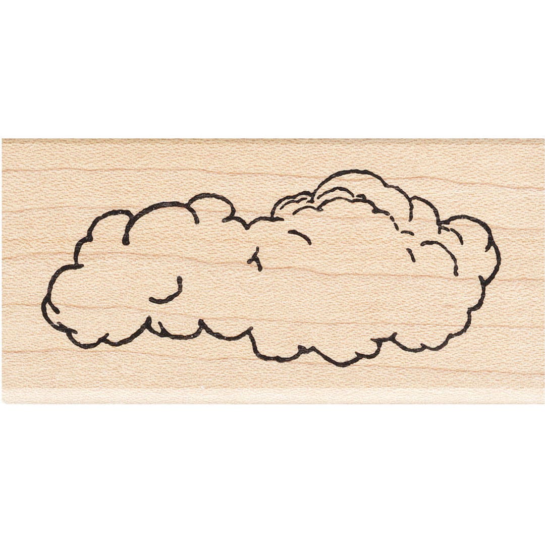 Puffy Cloud 13F Beeswax Rubber Stamps Unmounted, Cling, Mounted Stamp ...